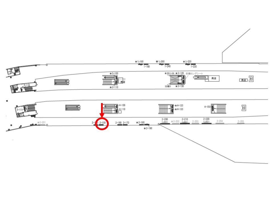 【看板】京阪 京橋駅 ホーム No.2-150｜関西の駅・電車・交通・屋外広告の検索サイト【 ekico エキコ