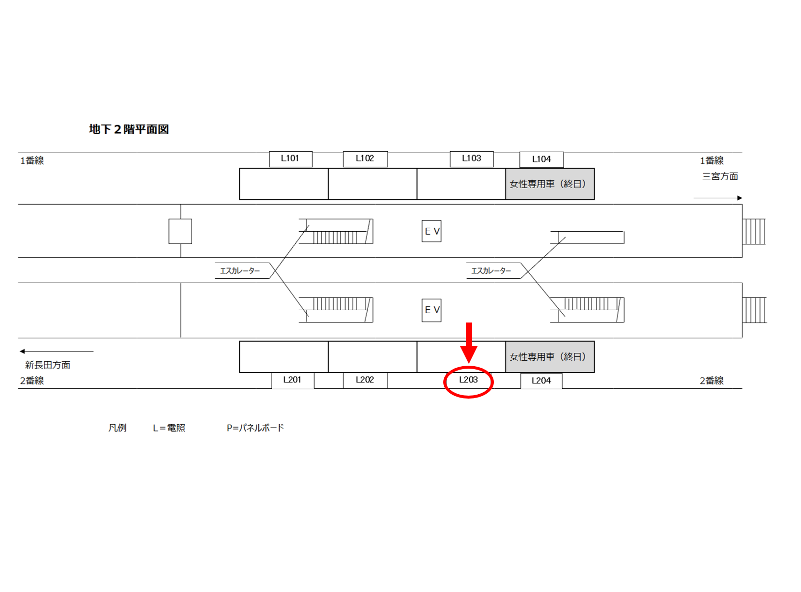 【看板】神戸地下鉄御崎公園駅 ホーム No.L203｜関西の駅・電車・交通・屋外広告の検索サイト【 ekico エキコ